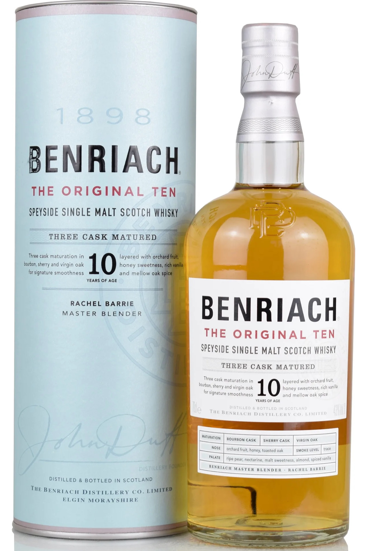 Виски - Бенриах 10 летней выдержки Трипл Дистиллед (Benriach 10 years ...